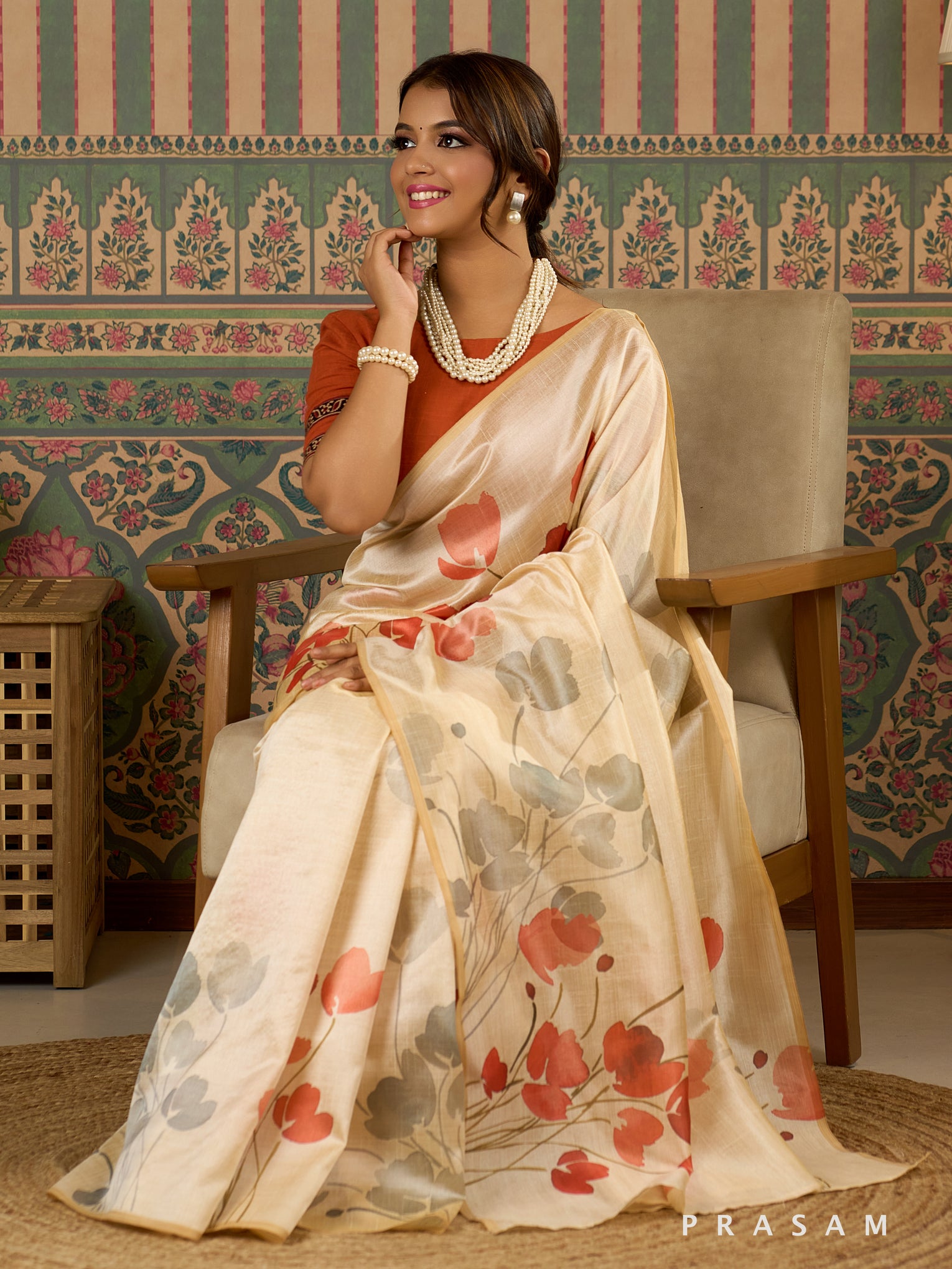 Saanjh Phool Art Silk Saree